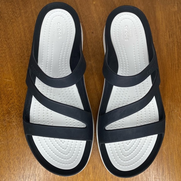 CROCS | Shoes | Crocs Iconic Comfort Womens Swiftwater Strappy Sandal ...